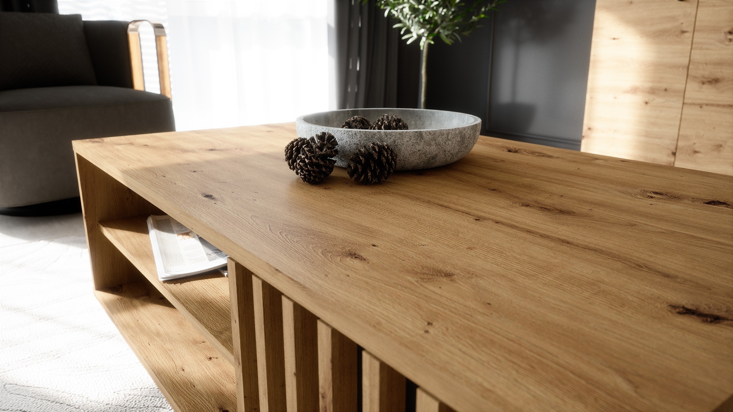 Elegantes Xxl Lutz Couchtisch Wildeiche Bilder