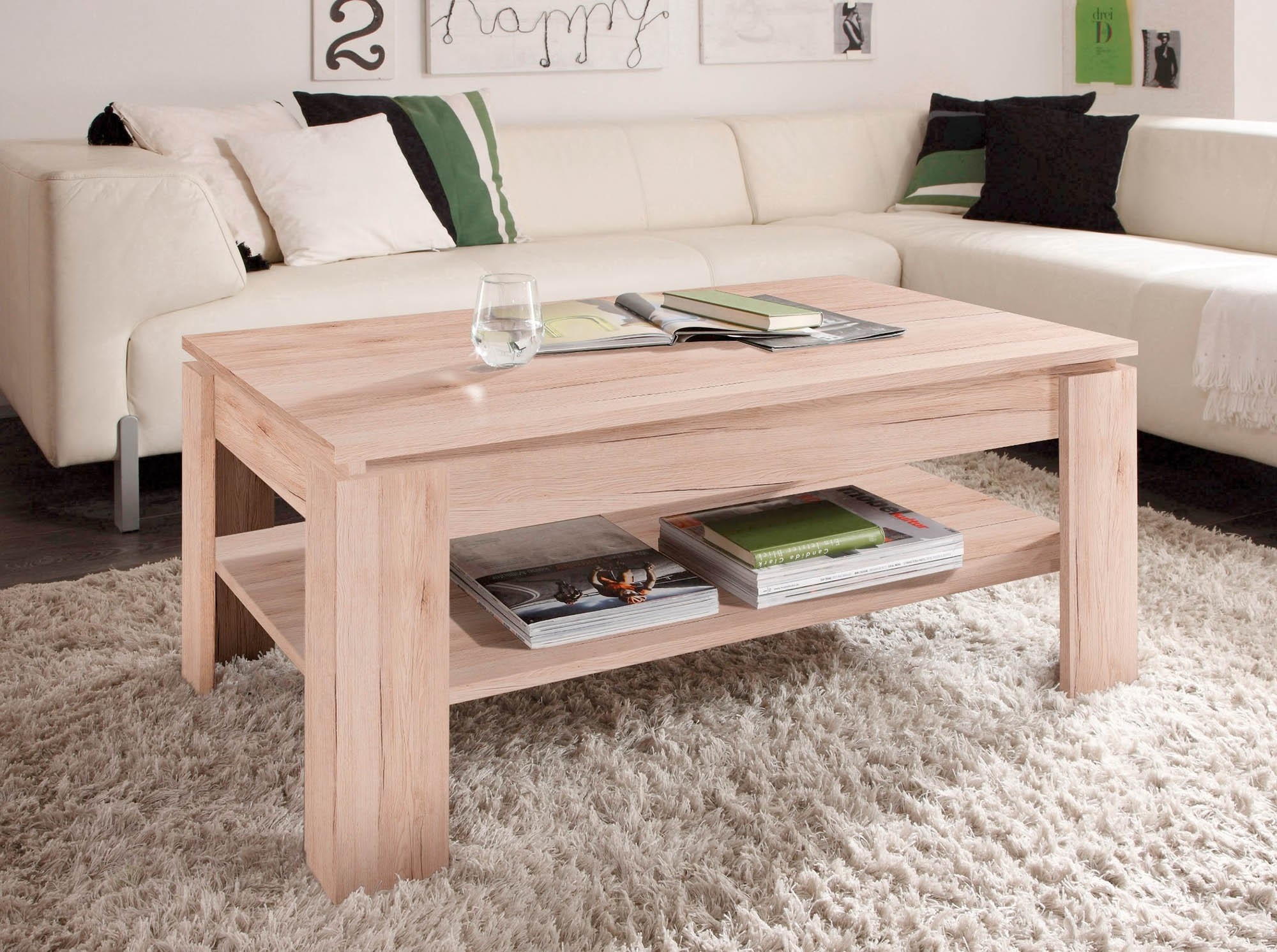 San Remo Eiche Couchtisch